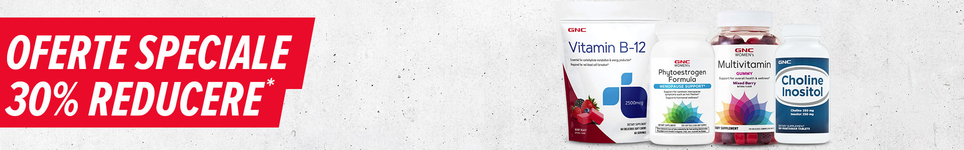 GNC Live Well - Oferte Speciale 30% Reducere